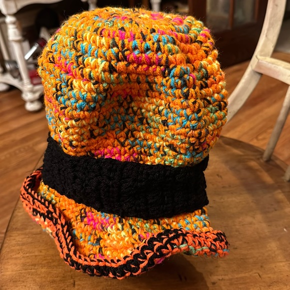 Accessories | Funky Chunky Crochet Hat Ooak Be Bold Be You | Poshmark